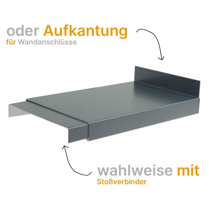 Aluminium Mauerabdeckung / Attikaabdeckung jetzt bestellen