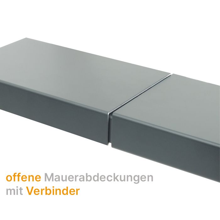 Mauerabdeckung im offenen Viereck aus Aluminium & Edelstahl – online ...